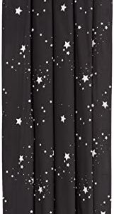 Amazon Basics Portable Window Blackout Curtain Shade with Suction Cups for Travel - 50" x 78", Glow in the Dark Stars - 2-Pack