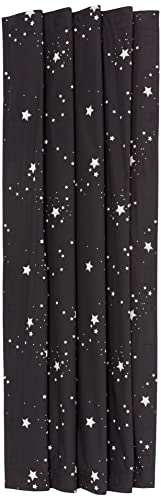 Amazon Basics Portable Window Blackout Curtain Shade with Suction Cups for Travel - 50" x 78", Glow in the Dark Stars - 2-Pack