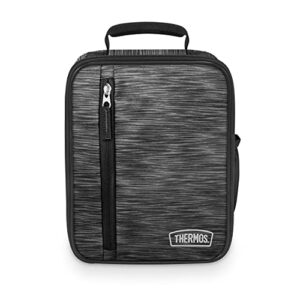 thermos kids upright soft lunch box, black