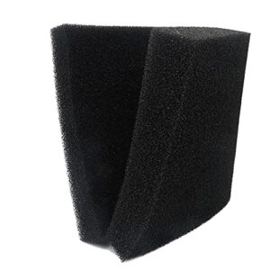 alegi aquarium filter sponge pad 23" x 12" / 23" x 16", 30ppi bio sponge filter media cut-to-size foam for fish tank, pond filter (23" x 12" x 2")