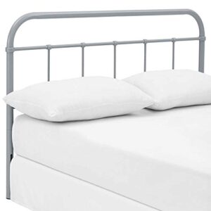 ergode serena queen steel headboard - gray