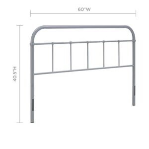 Ergode Serena Queen Steel Headboard - Gray