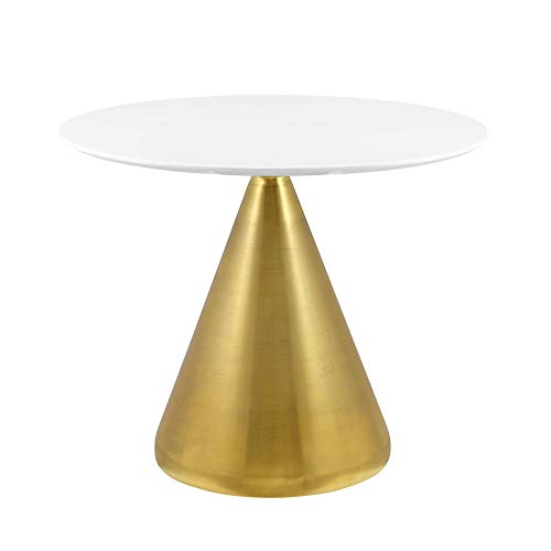 Ergode Tupelo 36" Dining Table - Gold White