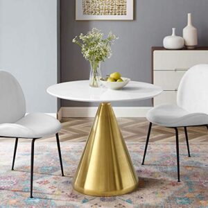 Ergode Tupelo 36" Dining Table - Gold White