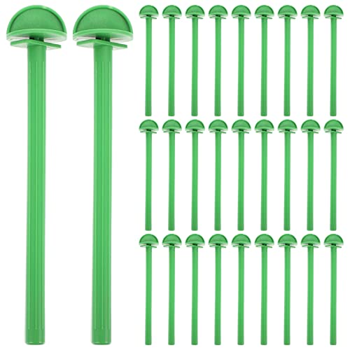 POPETPOP Small Bird Toys 50pcs Bird Perch Bird Stand Toy Plastic Perch Platform Paw Grinding Stick Bird Cage Accessories for Cockatiels Lovebirds Small Parakeets Parrotlets Bird Toy