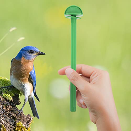 POPETPOP Small Bird Toys 50pcs Bird Perch Bird Stand Toy Plastic Perch Platform Paw Grinding Stick Bird Cage Accessories for Cockatiels Lovebirds Small Parakeets Parrotlets Bird Toy