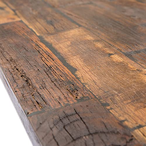 WOODCN Wood Table Top Universal 60x30 Inches,Old Elm,Garden Kitchen Dining Table Computer Desk Home Office