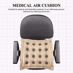 WINOMO Air Inflatable Seat Cushion Foldable Portable Pressure Relieving Chair Cushion Blow Up Wheelchair Pad for Office Chair Dining Room Chair Car Seat Complexion