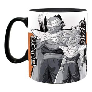 ABYstyle Dragon Ball Z Kakarot Heroes Ceramic Tea Coffee Mug 16 Oz. Features Goku, Vegeta, Gohan, Trunks and Piccolo DBZ Drinkware Dishwasher Microwave Safe Anime Manga Gift