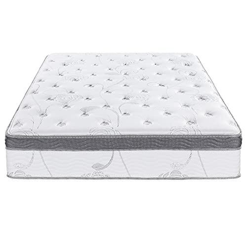 Olee Sleep Memory Foam 13 Inch Plush Galaxy Euro Box Top Spring Mattress