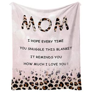 geifin birthday gifts for mom blanket mothers day birthday gifts for mom blanket from daughter son,best mom bday gift throw blanket 60 x 50 inch