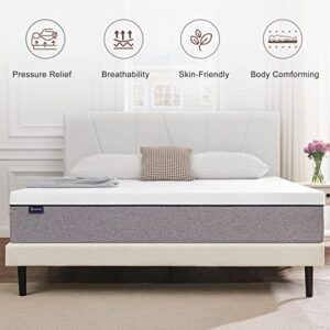 Queen Mattress, 14 inch Gel Memory Foam Mattress with Breathable Cover (Mattress Only) Medium Feels-Bed Mattress in a Box,Queen Size 60" x 80"