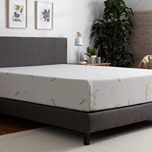 Tulo 10" Medium-Plush Memory Foam Bamboo Pressure Relief Mattress in a Box | Queen Size