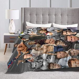 Ryan Reynolds Super Soft Flannel Blanket Warm Anti-Pilling Blanket Sofa Throw Blankets Air Conditioning Blankets Suitable for All Seasons 50"x40"