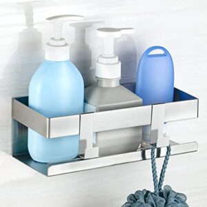 hchangen shower caddy, self adhesive shower caddy for bathroom, stainless steel bathroom shelves for toilet, no drilling shower rack