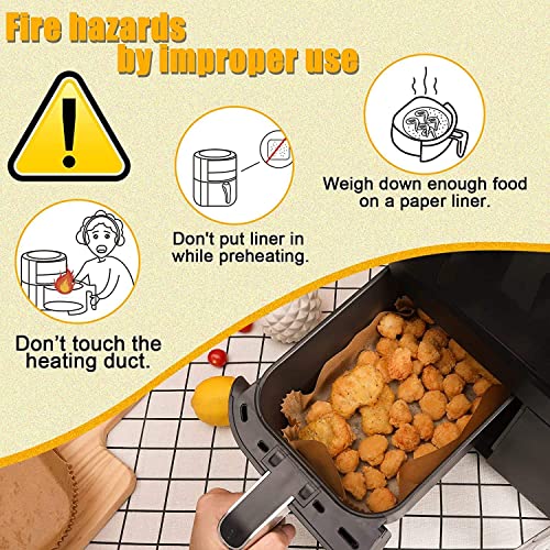 Air fryer liners for Ninja,paper air fryer liners disposable,Power xl air fryer liners 8.6''*5.5'',Air Fryer Disposable Paper Liner For Ninja DZ201 DZ401