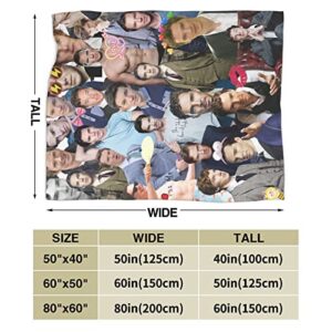 Blanket Benedict Cumberbatch Soft and Comfortable Warm Fleece Blanket for Sofa,Office Bed car Camp Couch Cozy Plush Throw Blankets Beach Blankets