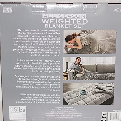 Serenity All Season Weighted Blanket Set