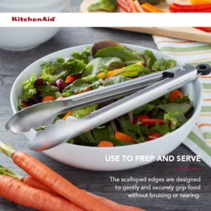 KitchenAid Stainless Steel Utility Tongs, 10.28 Inch