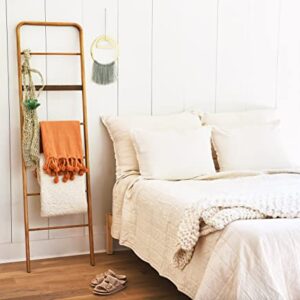 Main + Mesa Wood Blanket Ladder