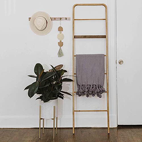 Main + Mesa Wood Blanket Ladder