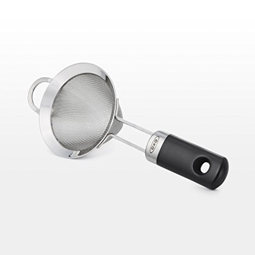 OXO SteeL Fine Mesh Cocktail Strainer, 3-inch,Stainless Steel