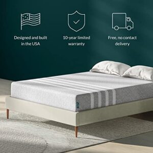 Leesa Original Foam 10" Mattress, Queen Size, Cooling Foam and Memory Foam / CertiPUR-US Certified / 100-Night Trial