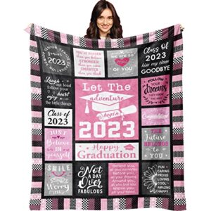 XALAZY Graduation Gifts Blanket 60x50in, Graduation Gifts for Her/Him, 2023 Graduation Gift Ideas, Phd/Masters Degree Graduation Gift, Cool College Graduation Gifts, Graduation Gifts for Nurse Police