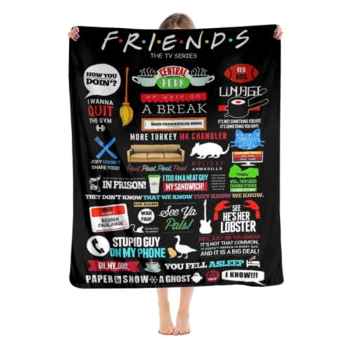 Classic Comedy Tv Series Ultra-Soft Throw Blanket Shawls and Wraps Lightweight for Couch, Soft, Plush, Fluffy, Warm 50"X40"