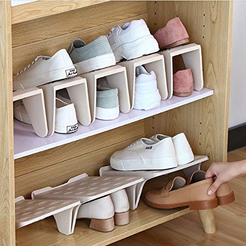 YIXIN2013SHOP Shoe Rack Student Dormitory Shoe Finishing Rack Home Space Saving Shoe Storage Rack Double Shoe Bracket Shoe Storage Organizer