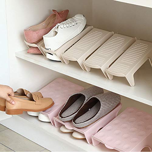 YIXIN2013SHOP Shoe Rack Student Dormitory Shoe Finishing Rack Home Space Saving Shoe Storage Rack Double Shoe Bracket Shoe Storage Organizer