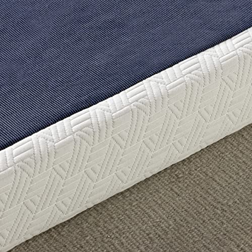 Best Price Mattress 4 Inch Metal Box Spring Mattress Support with Wood Slats, Full