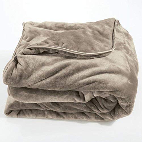 Brookstone World’s Softest Weighted Blanket (12 Pound) with Machine Washable Ultra-Soft Nap Fabric Cover