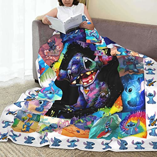 Ultra-Soft Micro Fleece Blanket Microfiber Throw Blankets for Couch Sofa Bed (60"X50")