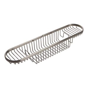 ginger 503l/sn splashables shower, satin nickel, 18" large combination basket