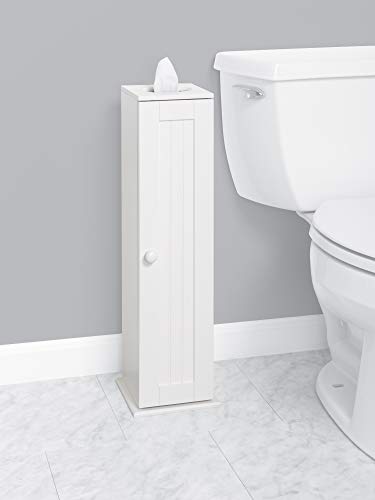 Zenna Home E9153WW Bathroom Storage, 4 Rolls, White