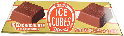 Albert's Chocolate Ice Cubes 100 Count Tray