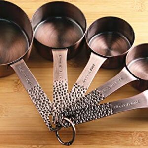 Measuring Cups and Spoons Set, Copper Measuring Cups and Spoons, Stainless Steel Measuring Cups and Spoons, 5 Measurer cups 6 Measure Spoons, Copper Measure Cups, Copper Measuring Spoons