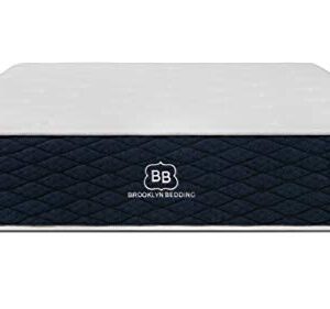 Brooklyn Signature 11" Hybrid Mattress with Patented TitanFlex Pressure Relieving Foam, King Firm