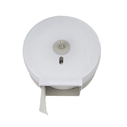 Mind Reader Commercial Bathroom Tissue Dispenser, Wall Mount Tissue Holder for Professional Bathroom 10.25 in. L x 4.88 in. W x 10.5 in. H