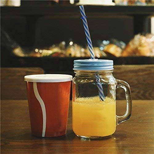 25 Pieces Reusable Plastic Straws. BPA-Free, 9 Inch Long Drinking Transparent Straws Fit for Mason Jar, Yeti Tumbler, Cleaning Brush Included