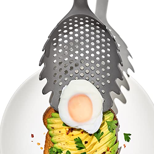 OXO Good Grips Pasta Scoop Strainer,Gray