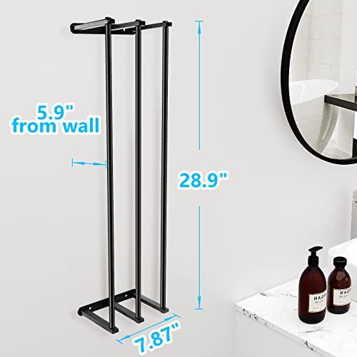 Sancagy Towel Racks for Bathroom : Wall Mounted, Rolled Towel Holder, and Towel Organizer for Small Bathroom