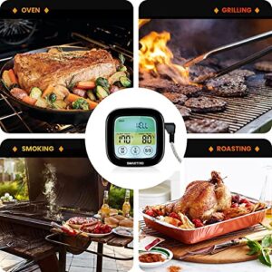 SMARTRO ST59 Digital Meat Thermometer for Oven BBQ Grill Kitchen Food Cooking with 1 Probe and Timer