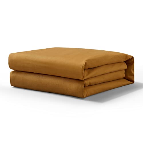 Gravity Blanket New Basics Duvet Cover, Fits Basics Blanket, 48 Inches x 72 Inches, The Original Weighted Blanket, Ochre, Washable Duvet Cover, Count of 1