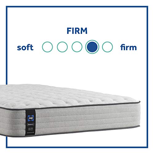 Sealy Posturepedic 12" Spring Tight Top Mattress with Cooling Air Gel Foam, Firm Spring Mattress with Targeted Body Support, Queen