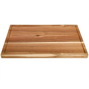 Kenmore Kenosha Heavy Duty Acacia Wood Extra Large Cutting Board W/Juice Grove, 24x16-inch