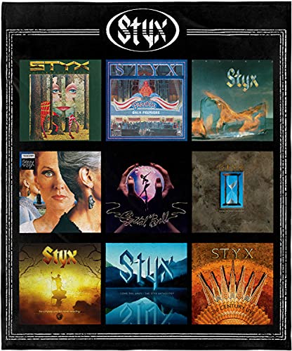 Styx Blanket Album Collection Rock and Roll Music Band Super Soft Fleece Throw Blanket 48" x 60" (122cm x152cm)