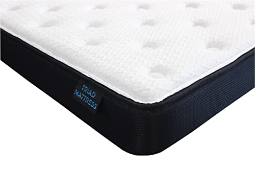 Triad Lite 6 inch RV Mattress Cool Gel Foam, Glacier Cooling Stretch Cover, Firm Support, Made in The USA (48x75)