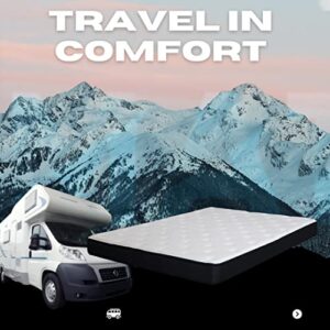 Triad Lite 6 inch RV Mattress Cool Gel Foam, Glacier Cooling Stretch Cover, Firm Support, Made in The USA (48x75)